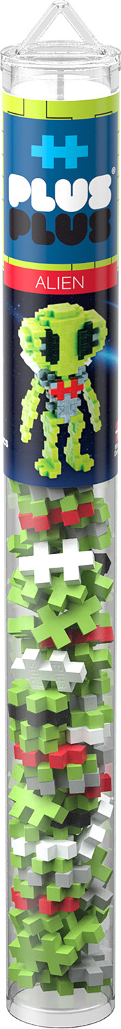 Plus-Plus Tube – Alien – Purple Cow Toys