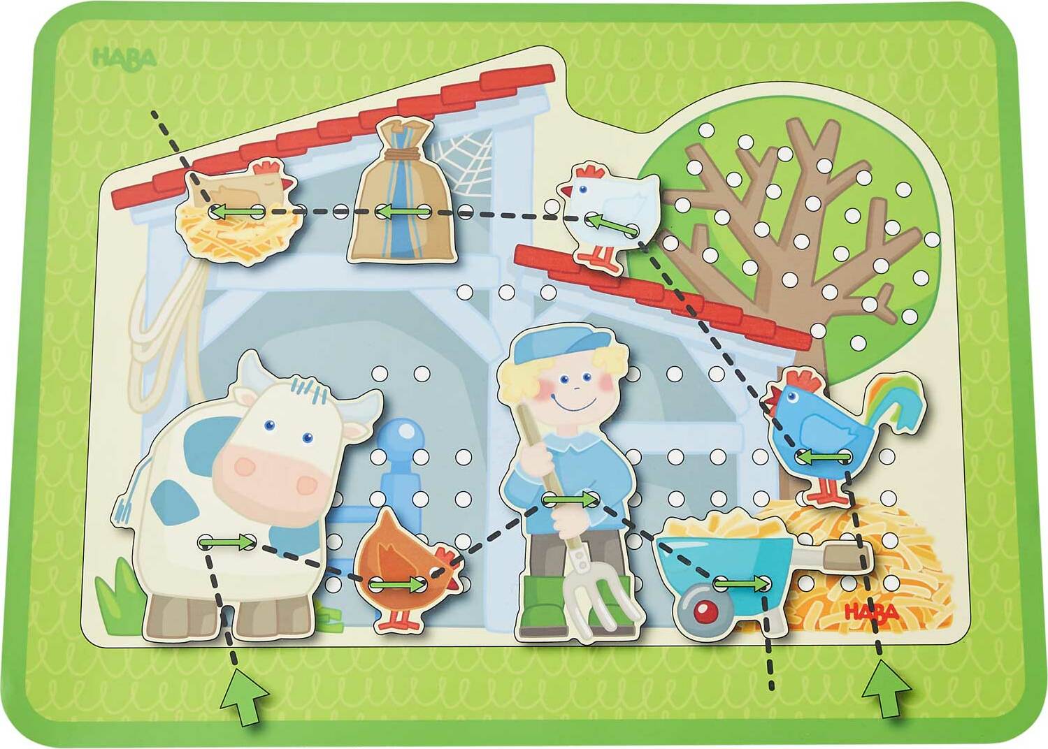 Farm Threading and Lacing Game – Purple Cow Toys