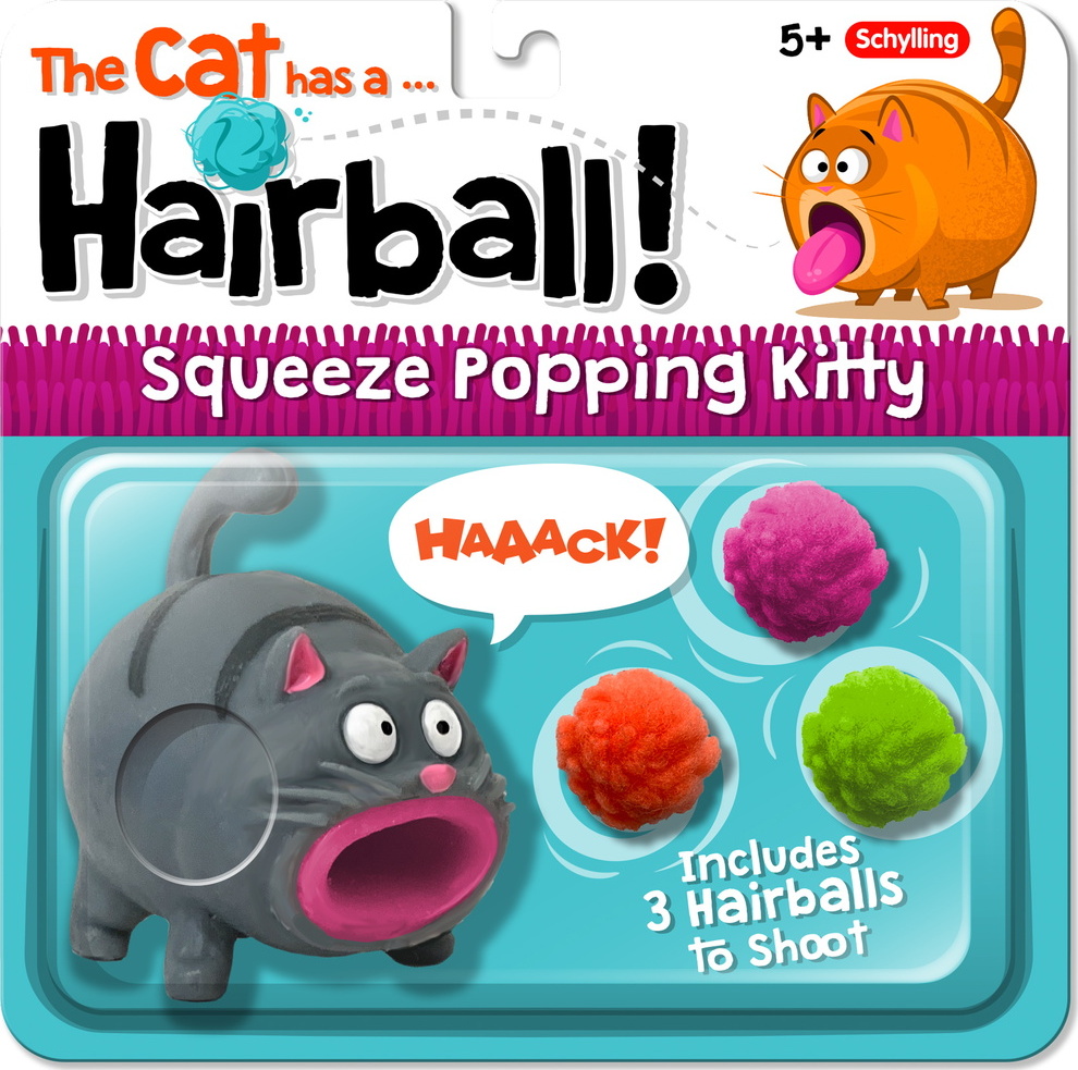 Hairball Kitty (assorted colors) – Purple Cow Toys